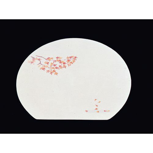 ヤマコー 尺3半月枯淡懐石まっと（100枚入） 紅葉 QKI52 JANコード 4988484652150●縦×横(mm):370×335●材質：和紙■四季の趣きを大切にしたお料理を、さらに引き立てます。■尺3半月枯淡懐石まっと(100枚入...