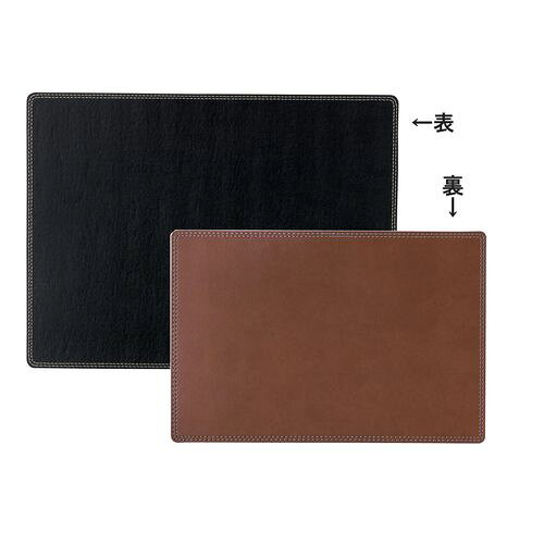えいむ 合皮デスクマット（両面タイプ） DM-11 大 VDS1701 JANコード 4546094102320●メーカー品番:DM-11●規格:大●幅×奥行(mm):388×294●材質：PU【送料について】北海道、沖縄、離島は送料を頂きます。