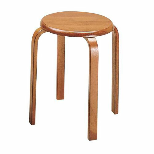 弘益 スツール W-1030（） UST4401 JANコード 4933178000342●メーカー品番:W-1030●直径×高さ(mm):φ330×H440●材質：座:天然木 脚:成型合板■脚:成型合板座:天然木■※スタッキング可能(6脚...
