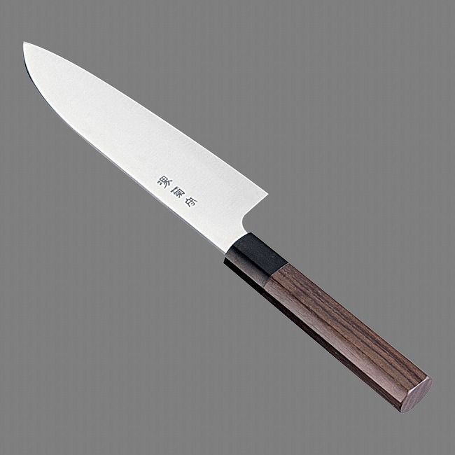 河村刃物 堺菊守 和式 三徳(両刃)紫檀柄 17cm [AKKA801]JANコード：4582226902239堺菊守和式シリーズ●ハンドルに和式の柄を採用した、和庖丁感覚の洋庖丁です。●和食料理人の手にピッタリのグリップで、カウンター仕事...
