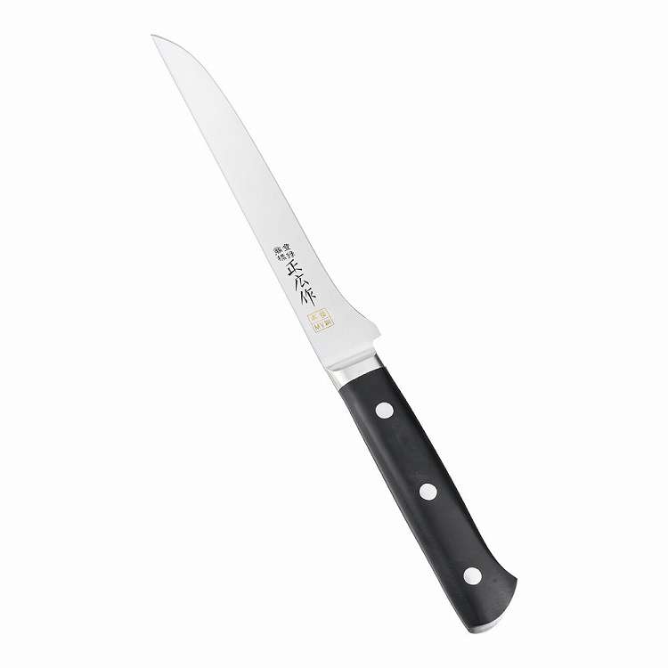 ●ハイカーボンステンレス鋼を使用し、三段階にわたる焼き入れにより、高い硬度と金属結晶粒子の極細化が切れ味の持続性と研ぎやすさを一段と向上させています。 ●ハンドルには、耐久性に優れたアセタール・コポリマー樹脂を使用し、衛生的で食洗器の使用も...