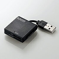 ■ケーブルのコネクタ部分を本体に固定できる「コネクタ固定機能」付き。SDカードシリーズ、メモリースティックシリーズなど、主要なメディアがアダプタなしで読み書きできるメモリカードリーダ。［特徴］■アダプタを使用せずに43種類の多彩なメディアを...