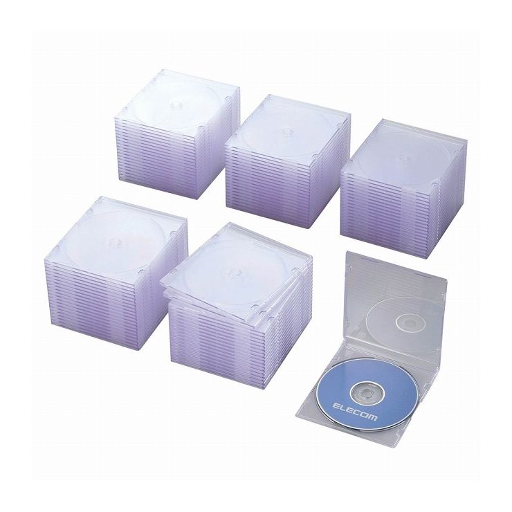 特長：厚さ約5mmのスリムタイプ。コンパクトに収納できるスリムタイプのBlu-ray/DVD/CDケース。　概要：■厚さ約5mmのスリムタイプのBlu-ray/DVD/CDケースです。■スリムタイプなので、同じスペースでも標準タイプに比べて...
