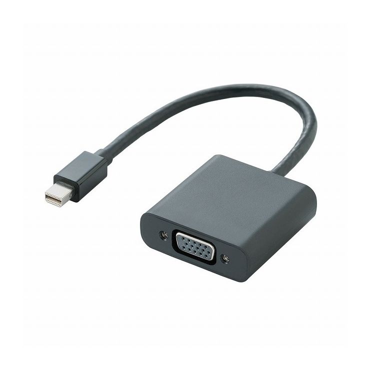 特長：Mini DisplayPort搭載機器のデジタル映像を、VGAコネクタを持つディスプレイやプロジェクターなどに出力できる変換アダプタ。　概要：■Mini DisplayPort搭載機器のデジタル映像を、VGA(D-sub 15pin...