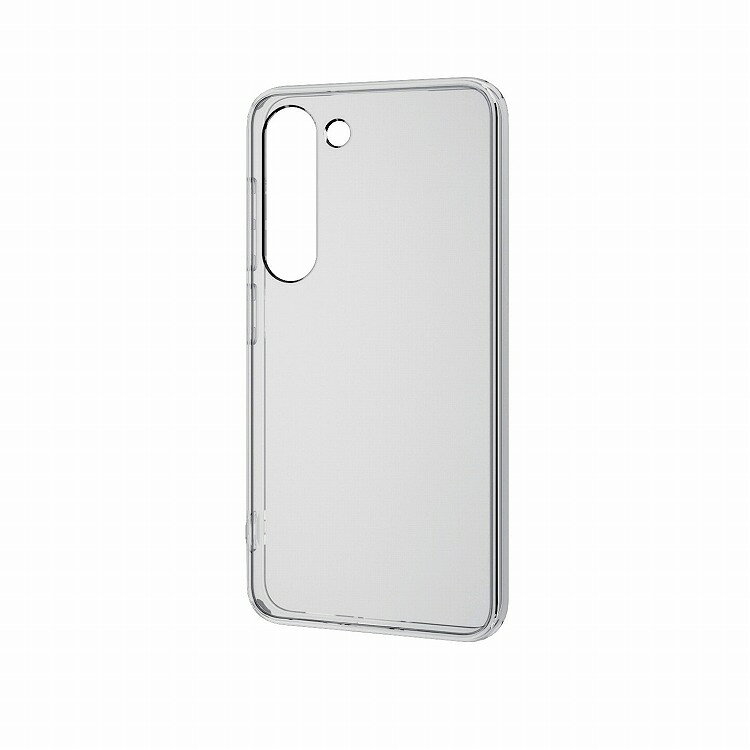 【商品名】エレコムELECOMGalaxyS23(SC-51D/SCG19)ケースハイブリッドカバー衝撃吸収スリムカメラ周り保護ストラップホール付クリア【特徴】■側面に弾力性のあるTPU素材を、背面に強じんで透明度の高いポリカーボネート素材...