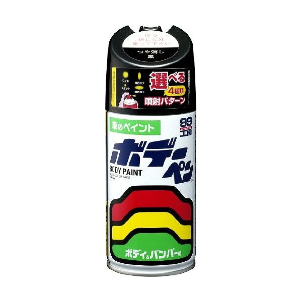 ソフト99 車用 ペイント・塗料 ボデーペン ツヤ消し黒 300ml 08005JANコード：4975759080053生産国:日本材質・素材:合成樹脂(アクリル)・顔料・有機溶剤内容量:300ml◆焼付塗装に迫る性能を持つ、ストレートアク...