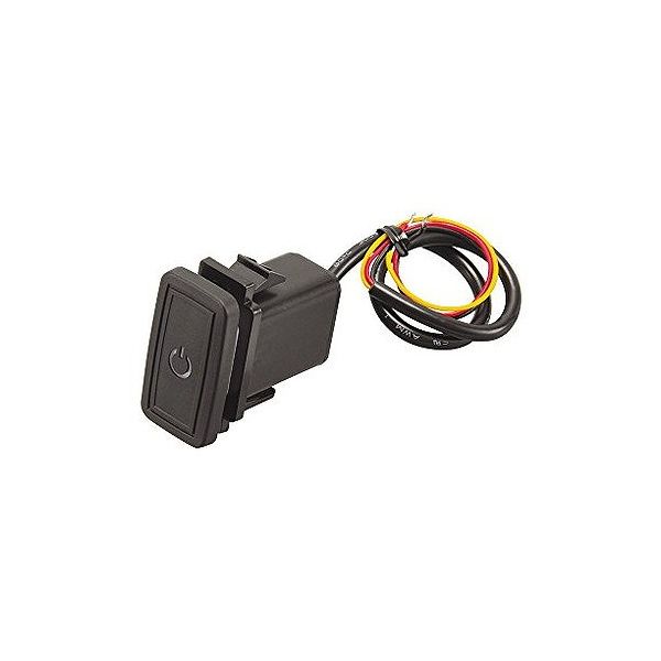 エーモン工業 プッシュスイッチ ON-OFF DC12V・500mA (トヨタ・ダイハツ車用・ 3217JANコード：4905034032170◆ON-OFFでマークの明るさが変わる◆トヨタ・ダイハツ車用【仕様】使用可能電力：DC12V車 ...