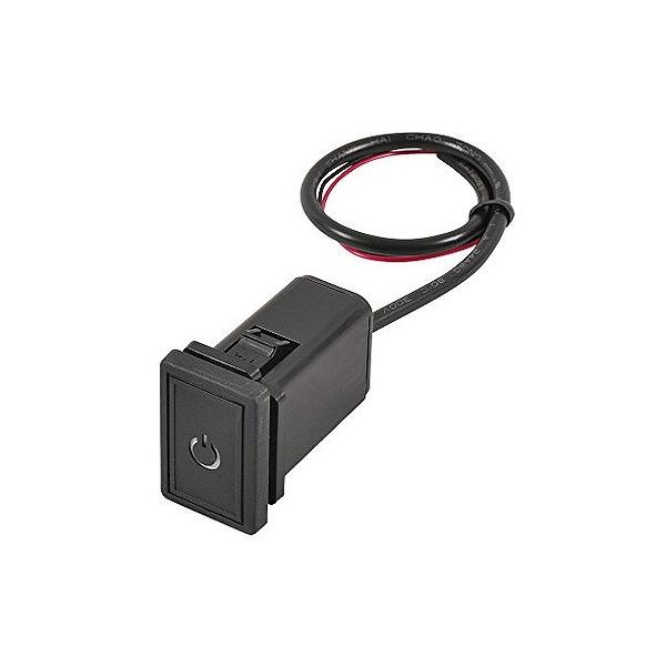 エーモン工業 プッシュスイッチ ON-OFF DC12V・500mA (トヨタ車用) 3218JANコード：4905034032187◆空きスイッチパネルとそのまま交換できる◆トヨタ車用【仕様】使用可能電力：DC12V車 500mA以下※D...
