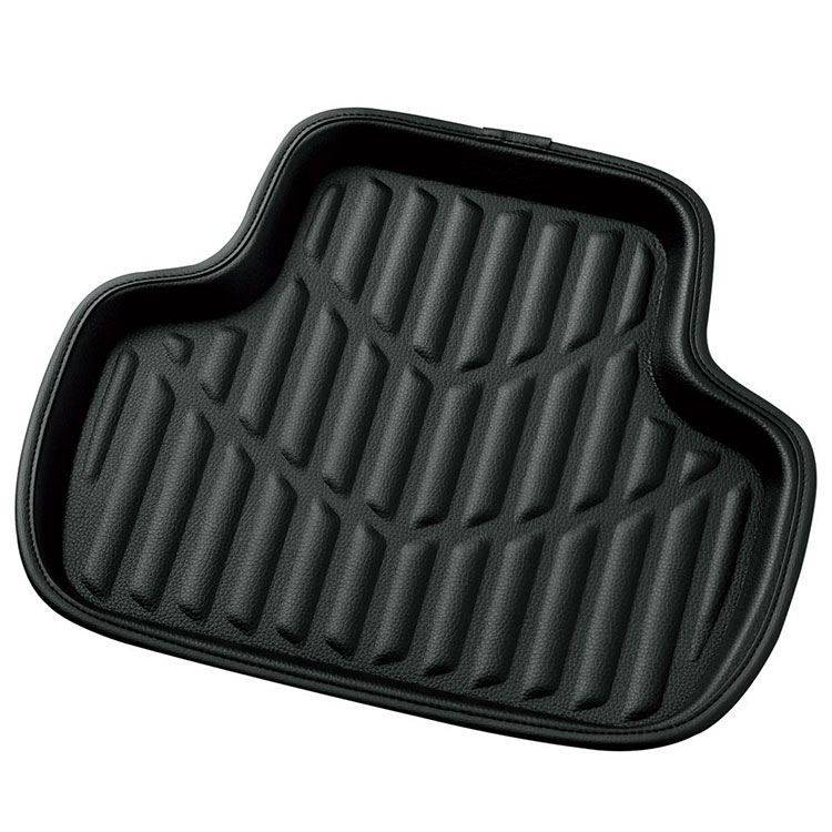 【商品説明】Premium Car Mat ! 魅せるレザー !今までになかった素材・デザインを実現 !立体構造でドロ・ゴミをキャッチ !高級レザー使用 !特殊素材でズレにくい !車両フロアに合った形状を採用 !サイズ 48X41cm (後...