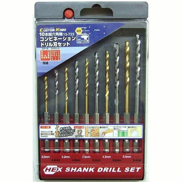 【商品詳細】喰い込みよし、速やかに穴があく！回転・ 充電ドリル用【送料について】北海道、沖縄、離島は送料を頂きます。