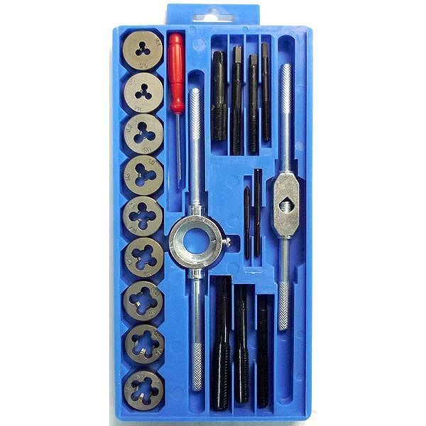 【商品詳細】ねじきり加工の必需品。タップとダイスのセット【送料について】北海道、沖縄、離島は送料を頂きます。
