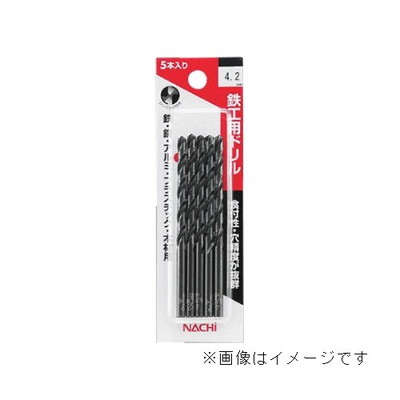【商品説明】●もっとも広い用途で使用されている 汎用ドリルです。●食付性・穴精度が抜群。【用途】●鉄・鋼・アルミ・プラスチック・木材用。●直径：3.0mm●溝長：42mm●全長：71mm●入り数：5本※メーカーの都合によりパッケージ、内容等...