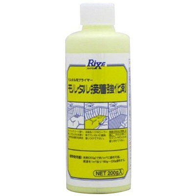 【商品説明】●本剤を古いコンクリート面などに、ハケやローラー等で直接塗り付けると、コンクリートの弱い層やもろい層に浸透して、モルタルの接着しやすい表面ができ上がる。●下地とセメントの接着力を向上させるもの。●重量：200g※メーカーの都合に...