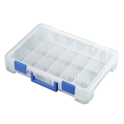 【商品説明】●小物や部品をスッキリと整理して収納できるパーツケースです。●DIY工具、カー用品、釣り具、文房具、おもちゃなど、さまざまな用途にお使いいただけます。●用途に合わせて移動できる仕切板が15枚付いています。●細かいネジや部品などが...