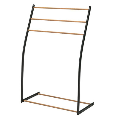 【商品説明】●ちょっとした隙間や壁際に置きやすいスマート設計。●3本のハンガーバーは高さが異なるので掛けやすく乾きやすいのがポイント。●普段使いはもちろん、雨の日の部屋干しにもおすすめです。●軽量でスリムなデザインなので持ち運びも楽々!●木...