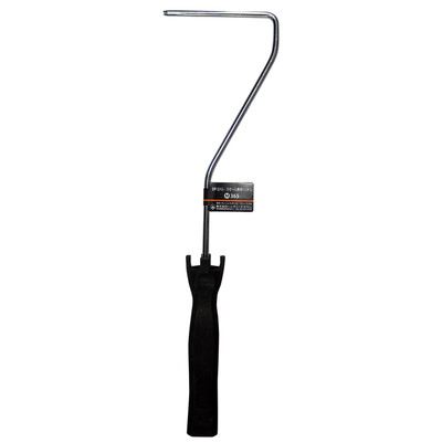 【商品説明】●細口径で小型サイズのスモールタイプと中間サイズのミドルタイプ兼用。●ワンタッチ式でローラーの着脱がカンタンです。●作業後、フレームに付着した塗料をカンタンに剥がせてお手入れが楽です。●ローラー継柄の接続が可能です。●材質：スチ...