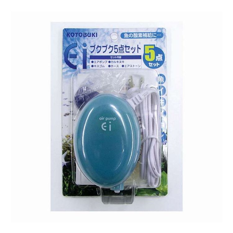 ●お魚に酸素を!ブクブクセット!【商品情報】●小型水槽26L以下用。●寸法(mm):W110×D65×H175●セット内容:エアポンプ・ホース・キスゴム・エアストーン・カルキ抜き【代引きについて】こちらの商品は、代引きでの出荷は受け付けてお...