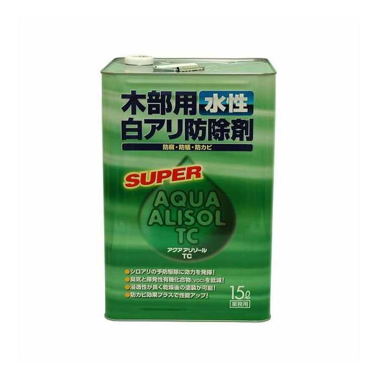 【商品情報】●『アクアアリゾールTC』は、水性タイプで臭いが少なく、VOC(揮発性有機化合物)を低減し、防カビ効果もある木材保存剤です。【代引きについて】こちらの商品は、代引きでの出荷は受け付けておりません。【送料について】北海道、沖縄、離...