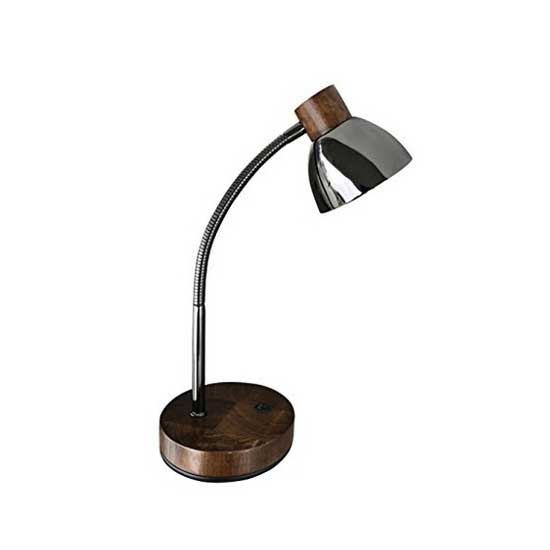 オリンピア LEDテーブルランプ 木製ダークブラウン テーブルライト 木目調 GS1704DB LED 卓上 照明JANコード：4580498572815【商品詳細】●木と金属との2トーンで丸みがおびたアンティーク調のデザインが人気。●消費...