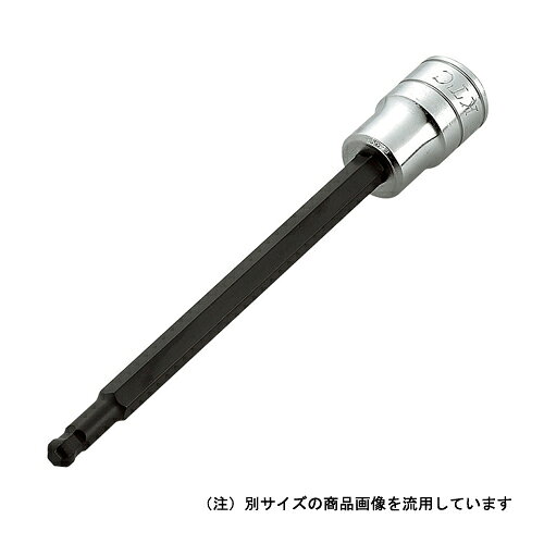 【用途】六角穴付ボルト(キャップスクリュー)を締緩する為のレンチ。【機能・特徴】ビット部は差込式で、交換が可能です。ボールポイント形状の為、ボルトに斜めからアクセスが可能です。差込角側は応力の集中を防ぐパワーフィット形状を採用しています。【...