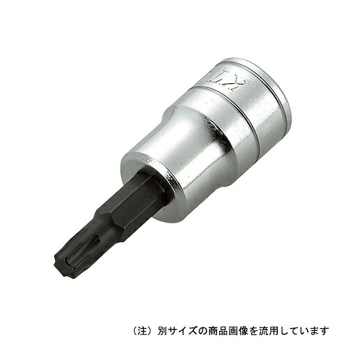【用途】T型トルクスねじを締め緩めする為のソケットレンチ。【機能・特徴】ビット部は差込式で、交換が可能です。差込角側は応力の集中を防ぐパワーフィット形状を採用しています。【仕様】●サイズ：T55。●差込角：9.5sq。●ショートタイプ。●N...