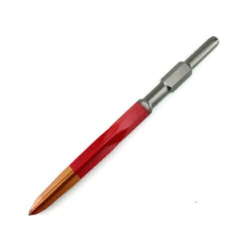 【用途】コンクリートのハツリ作業に。【機能・特徴】仕事量1.4倍。エッジの長さが12cmで従来品の3.5倍。オフセット砥石で研磨可能。【仕様】●サイズ：17HX280MM。【商品サイズ】奥行275×幅23×高さ23mm　重量340g先端工具...