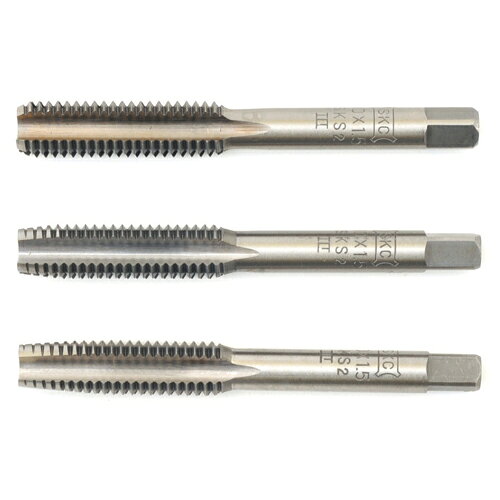 【用途】一般鉄鋼ねじ切り（メネジ切り）。【仕様】●下穴サイズ：8.5mm。【材質】●材質：タングステン鋼。【商品サイズ】奥行76×幅9×高さ9mm　重量100g【注意事項・その他】ネジ立ての際には、タップハンドルで角部をしっかり掴み、両手で...
