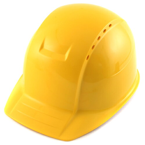 【用途】建設・土木・工場。【仕様】●色：うす黄。【材質】●帽体：樹脂製。●あご紐：織維テープ。●ヘットバンド：ポリエチレン。●ハンモック：ポリエステル。【商品サイズ】奥行147×幅210×高さ280mm　重量333g【送料について】北海道、...
