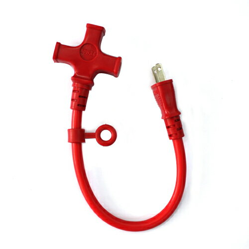 【用途】15A3ッ口0．5メートルショートタップ。【機能・特徴】15A3ッ口0.5メートル屋内型延長コードです。耐寒性に優れたやわらかい電線を使用した延長コードです。【仕様】●定格：15A 125V。●コンセント：2Px3ッ口。●色：赤。●...