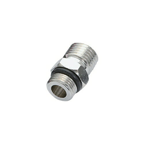 【用途】エアー継手。【機能・特徴】AD-1・AD-2・AD-6・AD-7・AD-8用（ニッケルタイプ）。最高使用圧力5kgf／平方cm　耐圧10kgf／平方cm。【仕様】●Niメッキ。【商品サイズ】奥行25×幅16×高さ16mm　重量20g...