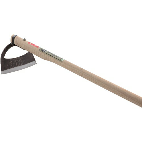 【用途】草削り。【機能・特徴】除草作業用です。切れ味抜群の鋼付き刃。【材質】●刃部：刃物鋼。●柄部：木。【商品サイズ】奥行1210×幅210×高さ180mm　重量1240g【注意事項・その他】本来の用途以外には使用しないで下さい。使用前には...