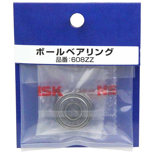 【用途】NSK製ボールベアリング。【機能・特徴】回転部の摩擦を軽減します。回転部のエネルギーの損失を軽減します。回転部の発熱を防ぎます。【仕様】●内径：8mm。●外径：22mm。●幅：7mm。●両シールド形。【材質】●高炭素クロム軸受鋼。【...