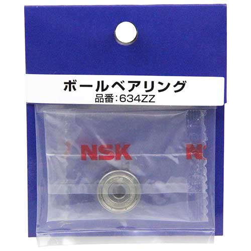 【用途】NSK製ボールベアリング。【機能・特徴】回転部の摩擦を軽減します。回転部のエネルギーの損失を軽減します。回転部の発熱を防ぎます。【仕様】●内径：4mm。●外径：16mm。●幅：5mm。●両シールド形。【材質】●高炭素クロム軸受鋼。【...