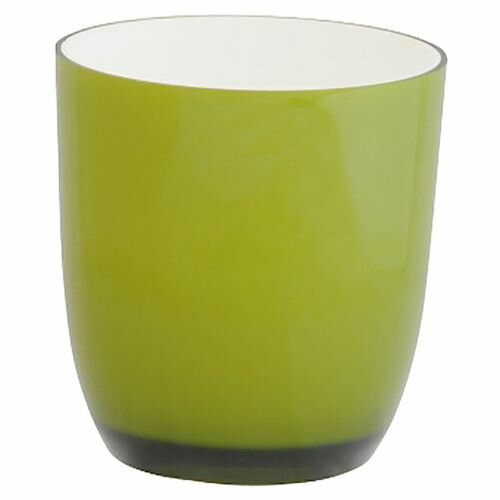 【用途】フラワーポット/プランター。【機能・特徴】ガラスのような質感とシンプルデザインのミニポットです。【仕様】●色：グリーン。●サイズ：直径90×高さ96mm。●容量：0.4L。●底穴あり。【材質】●ポリスチレン。【商品サイズ】幅90×高...