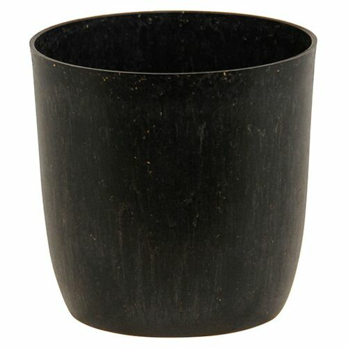 【用途】フラワーポット/プランター。【機能・特徴】天然素材を使用したシンプルなデザインのミニポットです。【仕様】●色：ブラウン。●サイズ：直径88×高さ85mm。●容量：0.4L。●底穴あり。【材質】●ポリプロピレン+天然素材(木粉)。【商...