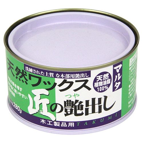 【用途】木製家具、木製品等の艶出し、保護。【機能・特徴】えごま油と米ぬかロウ、レモンオイルから作った天然ワックスです。石油系溶剤、化学物質は一切使用しておりません。無垢のフローリング・柱・工芸品など、家中の木製品に使えます。家具や建具等の汚...