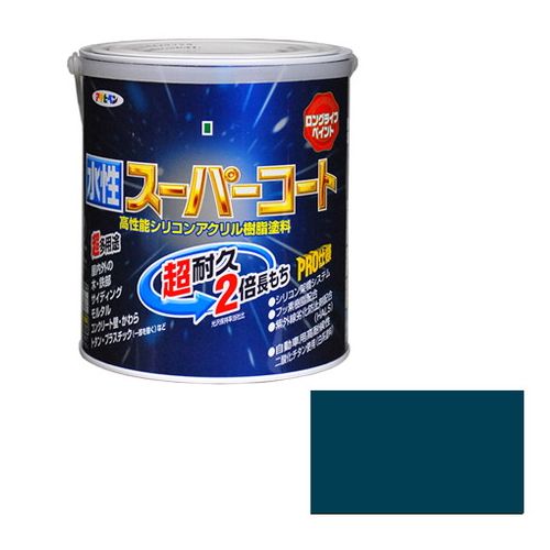【用途】金属、スレート、コンクリート、サイディング、木部、しっくい、発泡スチロール等への塗装。【機能・特徴】特殊フッ素樹脂、シリコン架橋システム及び紫外線劣化防止剤の相乗効果で、汚れにくく、耐久性が格段に優れた高性能塗料です。酸性雨や酸性雪...