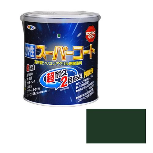 【用途】金属、スレート、コンクリート、サイディング、木部、しっくい、発泡スチロール等への塗装。【機能・特徴】特殊フッ素樹脂、シリコン架橋システム及び紫外線劣化防止剤の相乗効果で、汚れにくく、耐久性が格段に優れた高性能塗料です。酸性雨や酸性雪...