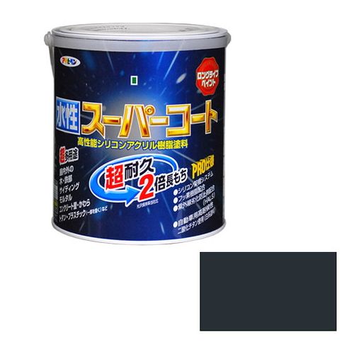 【用途】金属、スレート、コンクリート、サイディング、木部、しっくい、発泡スチロール等への塗装。【機能・特徴】特殊フッ素樹脂、シリコン架橋システム及び紫外線劣化防止剤の相乗効果で、汚れにくく、耐久性が格段に優れた高性能塗料です。酸性雨や酸性雪...