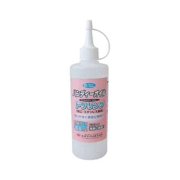 【商品特長】【用途】ドリル等の潤滑油。【機能・特徴】ご使用後、ノズル先に蓋をして保管できます。【仕様】●容量：300ml。【材質】●容器・キャップ：ポリエチレン。●ラベル：紙。●内容物：潤滑油。【商品サイズ】幅60×高さ200×奥行55mm...