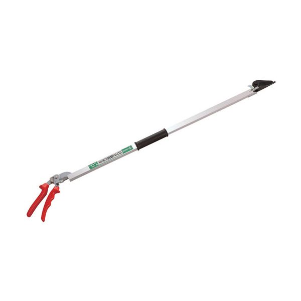 【商品特長】【用途】枝の剪定。【機能・特徴】角パイプ仕様で頑強です。切れ味抜群。テフロン加工（切り刃）でヤニも付着しにくいです。【仕様】●全長：1m。●刃長：65mm。●重量：約690g。●最大切断径：約25mm。●テフロン加工（上刃）。【...
