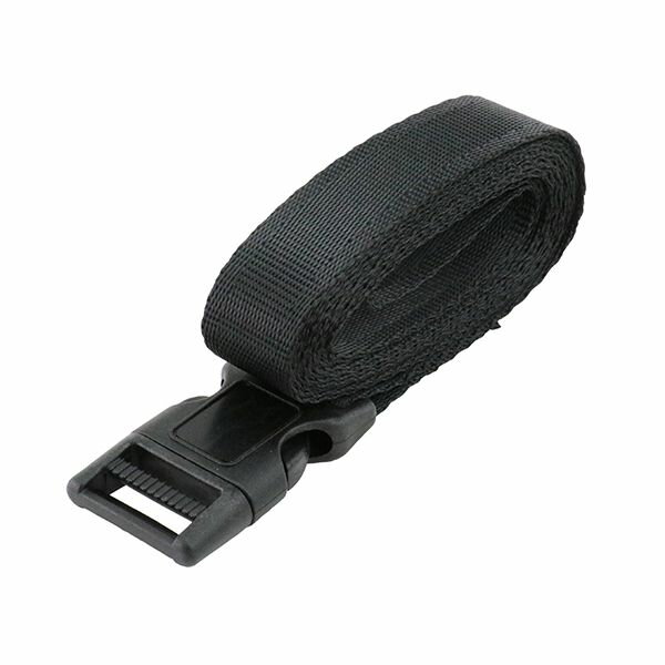 【商品特長】【用途】アウトドア、レジャー、引っ越しなどの荷締作業。【機能・特徴】誰でも簡単に軽量物の荷締作業が可能です。長さ調整は自由自在です。【仕様】●ベルト幅：25mm。●全長：2m。●最大使用力：0.2kN(20kg)、破断荷重：0....