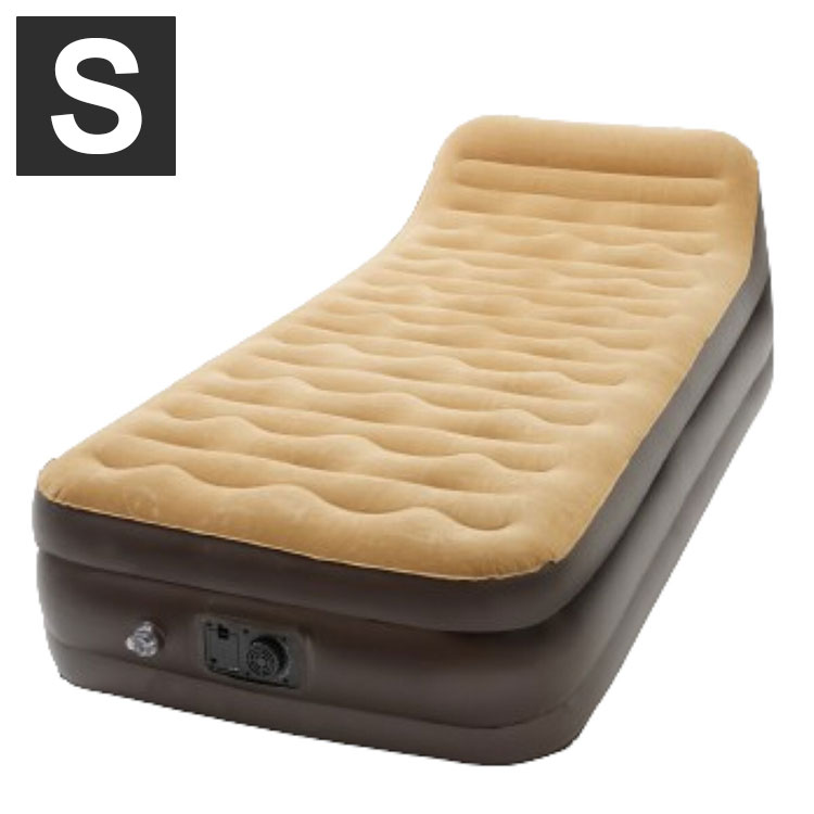 電動ポンプ内蔵で、約2〜3分で空気の出し入れが完了する快適エアーベッド。背もたれ付きのロータイプ設計で、読書やくつろぎ時間にも最適です。表面は肌触りの良いベロア調仕上げ。内部には筒状繊維を採用し、体圧を分散して沈み込みを防止。来客用、仮眠用...