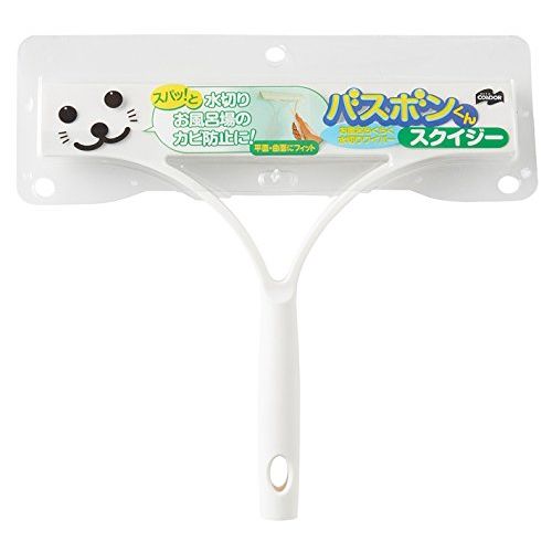 【商品詳細】サイズ:幅約25cm、全長約23cm本体重量:約80g素材・材質:本体=ポリプロピレン、ゴム=エラストマー樹脂生産国:中国スパッと水切りでお風呂のカビ予防！【特長】・水切りでお風呂のカビ予防。・しなやかヘッドで平面や曲面に対応し...