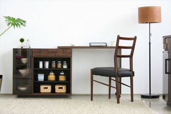 キッチンデスクキッチンデスクはもちろん、ワークデスクとしてもしっかり使えます。 ワークデスクとしてのご使用になるときは、作業台の全長が最大1510mmになります。 デスクとして使わない時は、収納ラックとしてとしてお使いいただけます。【サイズ...