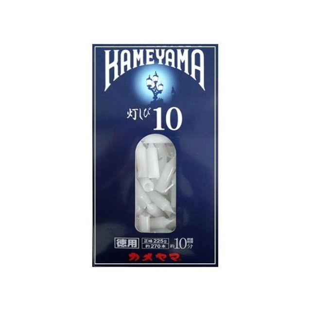 【商品詳細】ローソク灯しび10の増量版。225g。素材・成分パラフィン製造国：ベトナム発売元、製造元、輸入元又は販売元カメヤマ【代引きについて】こちらの商品は、代引きでの出荷は受け付けておりません。【送料について】北海道、沖縄、離島は送料を...