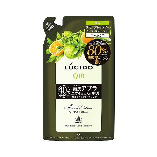 【商品説明文】40才からのニオイケア。洗浄・防臭・頭皮ケアでニオイ気にならない頭皮へ導く。ハーバルシトラスの香り。商品区分：医薬部外品成分：＜有効成分＞イソプロピルメチルフェノール、グリチルリチン酸ジカリウム＜その他成分＞精製水、ポリオキシ...