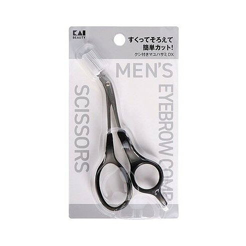 【商品詳細】使いやすいクシ付きマユハサミのデラックスバージョン。クシをコンパクトにすることで、眉毛全体を見やすく、またハンドルを3D形状にすることで手が邪魔にならずに使用可能。また、親指を当てる部分を幅広くしたことで安定してお使い頂けるよう...