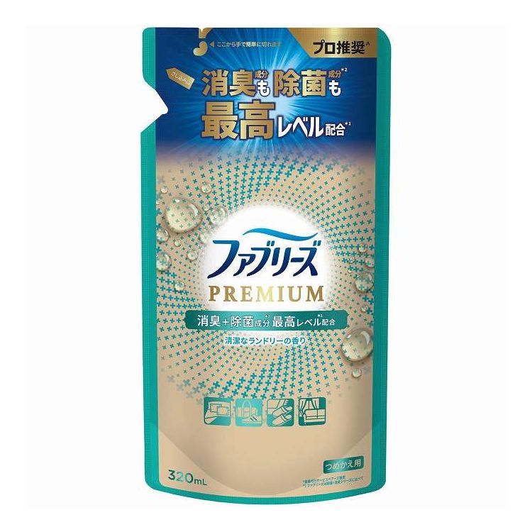 【商品詳細】プレミアム化・新規ユーザーの獲得により、発売以降カテゴリー貢献し続ける。W除菌＋消臭プレミアムシリーズがトータルリステージ！商品区分:日用雑貨品、他メーカー名:P＆Gジャパン生産国・加工国:日本内容量:320mL【代引きについて...