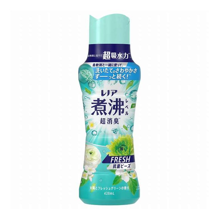 【商品詳細】超消臭の売れ筋No1のフレッシュグリーンの香りがビーズからも発売！メーカー名:P&Gジャパン生産国・加工国:中華人民共和国内容量:420mL【代引きについて】こちらの商品は、代引きでの出荷は受け付けておりません。【送料について】...